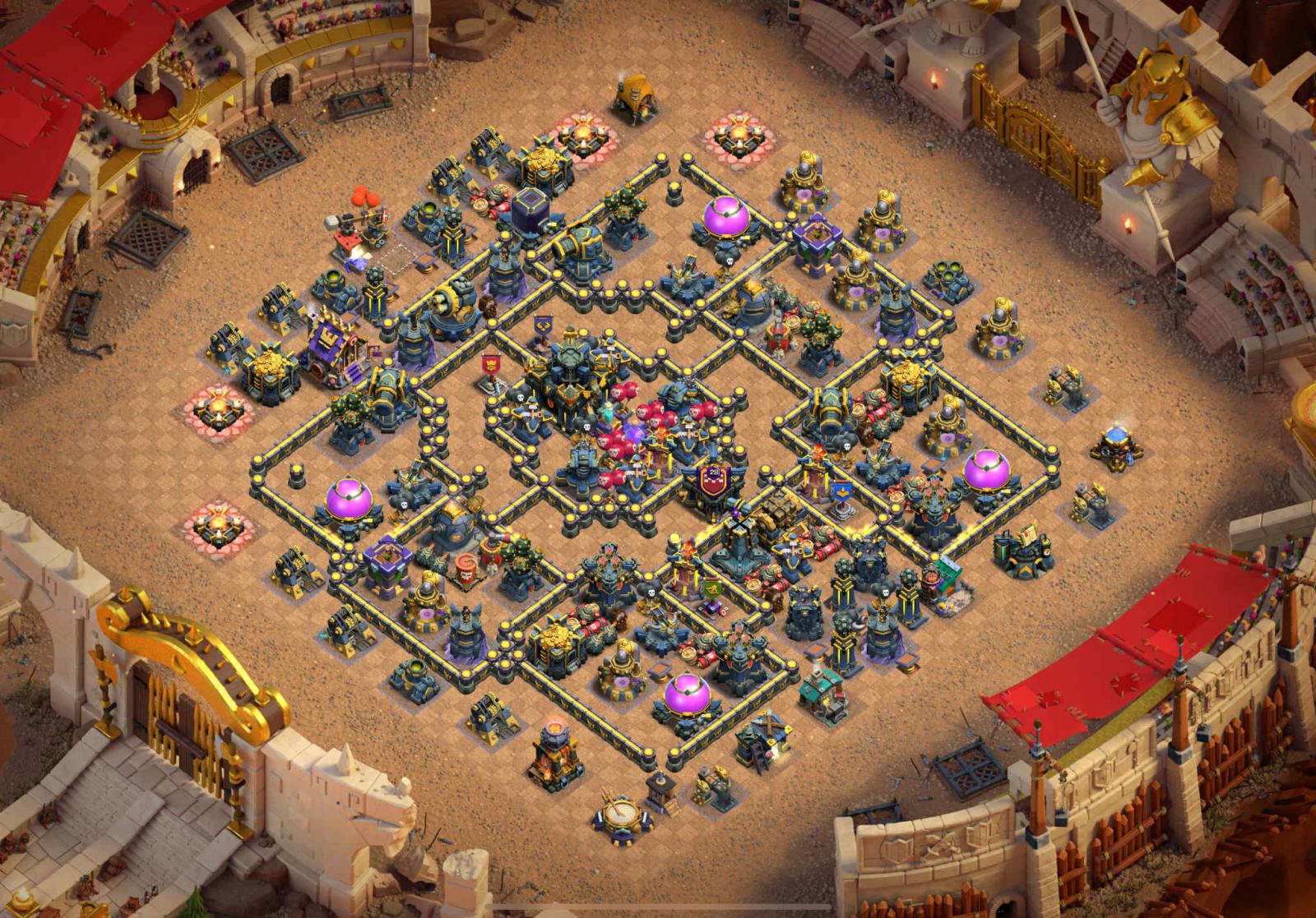 New Base TH17 Thủ 1 Sao Rank 5k7 Huyền Thoại Tháng 7 2025 Clash of clans